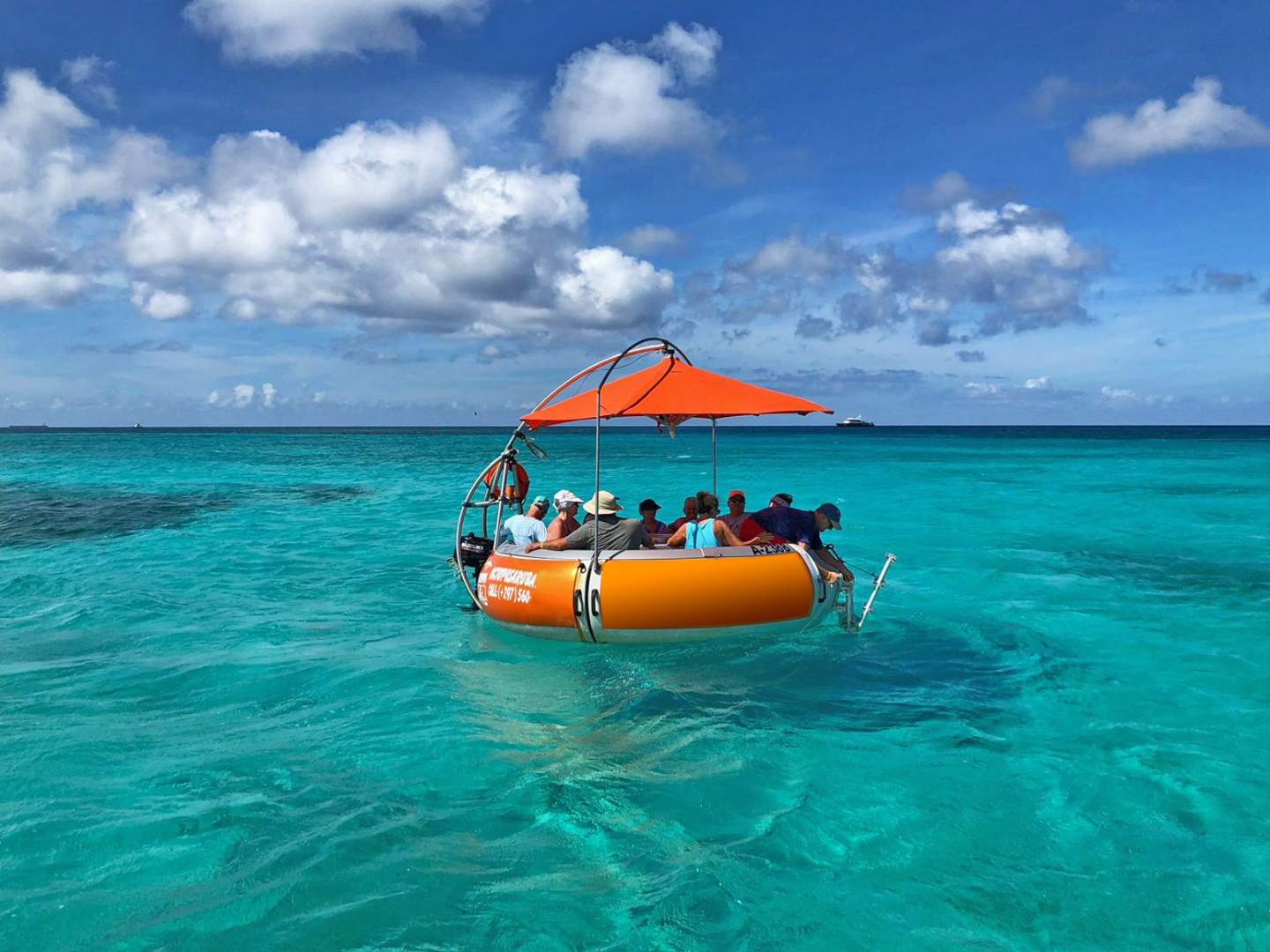 Aqua Donut Boat Rental for 10 people - Book Online from $400